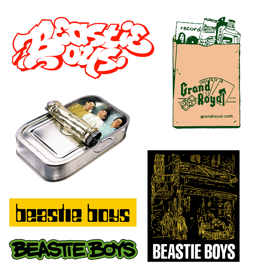 Beastie Sticker Set - Beastie Boys